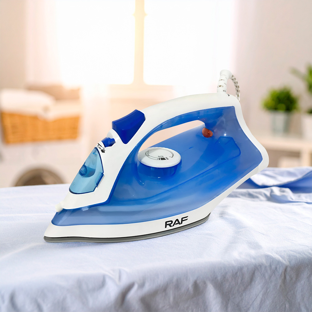 PLANCHA A VAPOR AZUL 2200W 250ML RAF R-1246B – Uruimporta